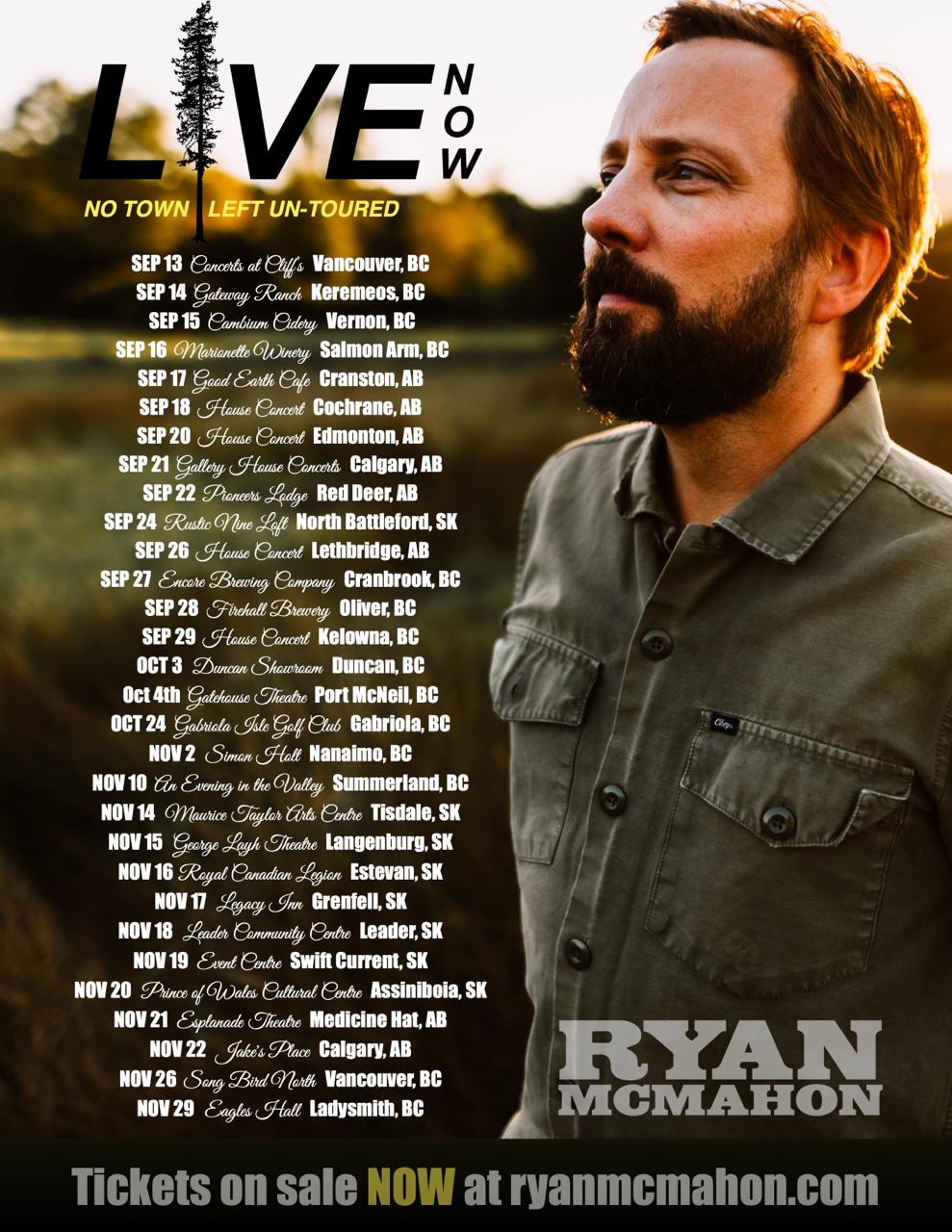 Tour - Ryan McMahon